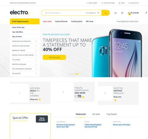 Electro - Electronics eCommerce HTML Template Electro - Electronics eCommerce HTML Template