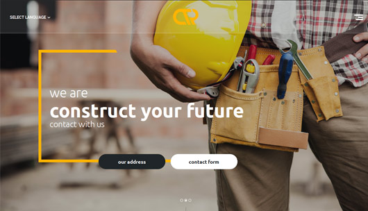 30+ Construction Wordpress themes - Best jQuery